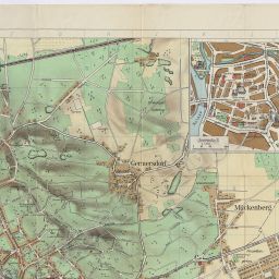 Verkehrsplan der Stadt Guben 1:10.000 (1939) - Landkartenarchiv.de